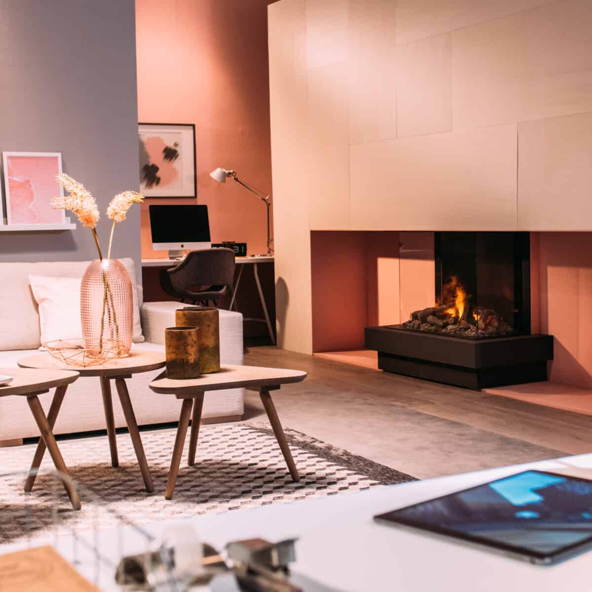 Ηλεκτρικό τζάκι ατμού ένθετο Faber e-Box 1000 - 450 ST 2000W 116x80cm